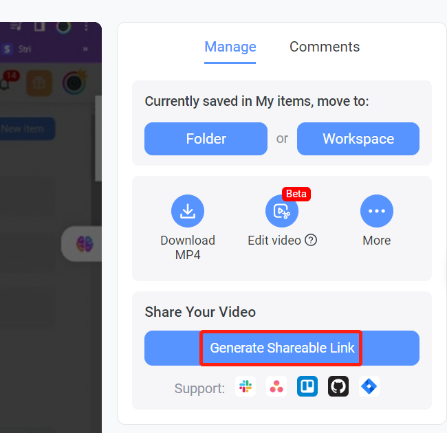 How to share a recording/video via a shareable link – Awesome ...