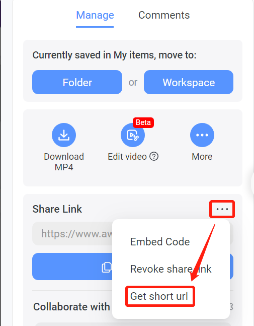 How to share a recording/video via a shareable link – Awesome Screenshot Help Center