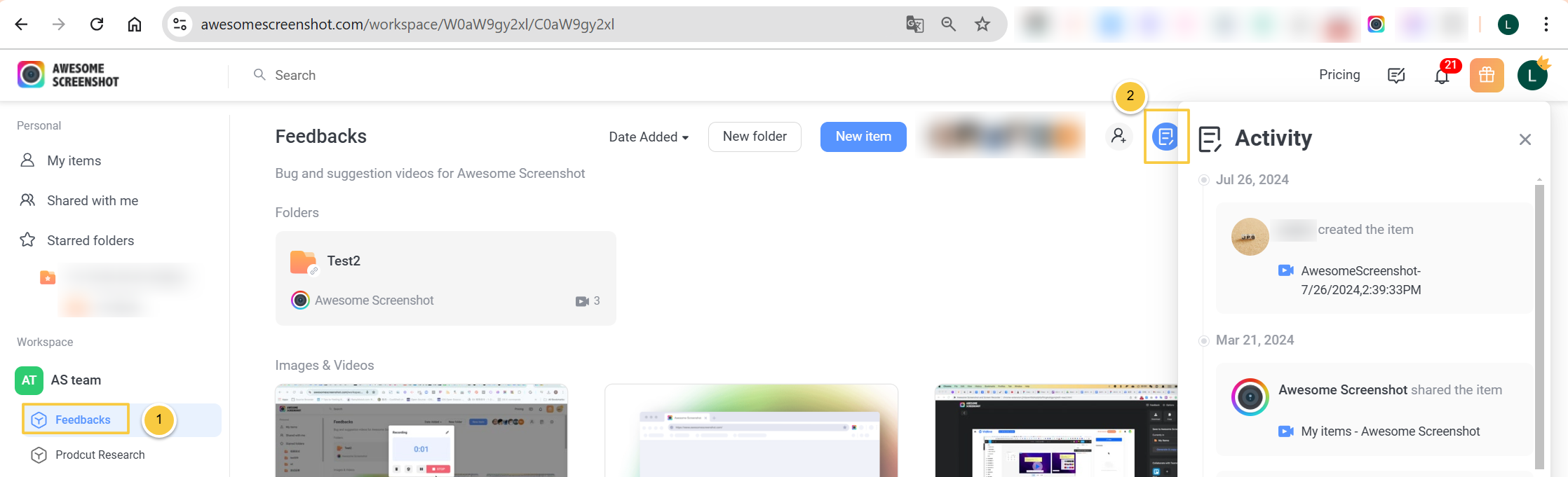 How to check out the activities of a workspace and a workspace channel ...