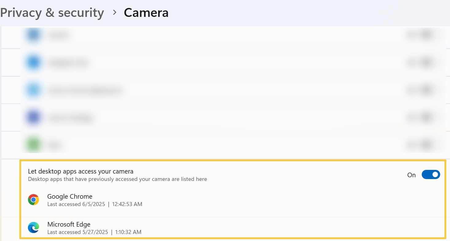 How to solve "Recording failed to start because you turned on Mic or Camera in the extension's ...