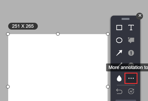How to annotate/edit a screenshot with lines, shapes, arrows and more ...